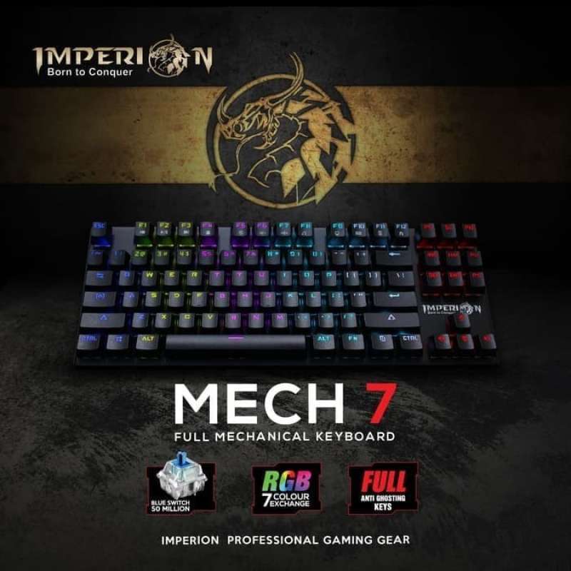 Promo Keyboard Gaming Mech 7 Kg-m07r Mechanical Tkl Rgb - Mech7 Diskon ...