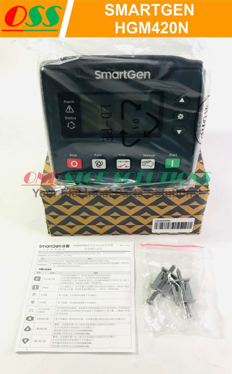 Promo Smartgen Hgm420n / Hgm 420n Module Ats Amf Module Genset Panel ...