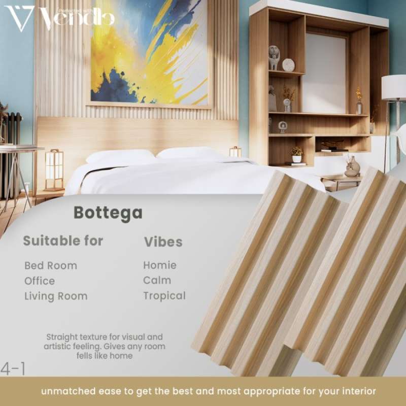 Promo Wpc 24mm 3 Meter Wall Panel Dinding Kayu - Dekor Dinding 3d Wall ...