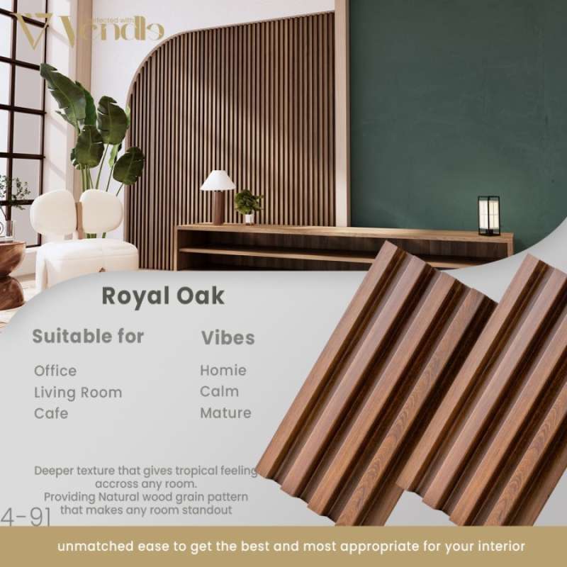 Promo Wpc 24mm 3 Meter Wall Panel Dinding Kayu - Dekor Dinding 3d Wall ...