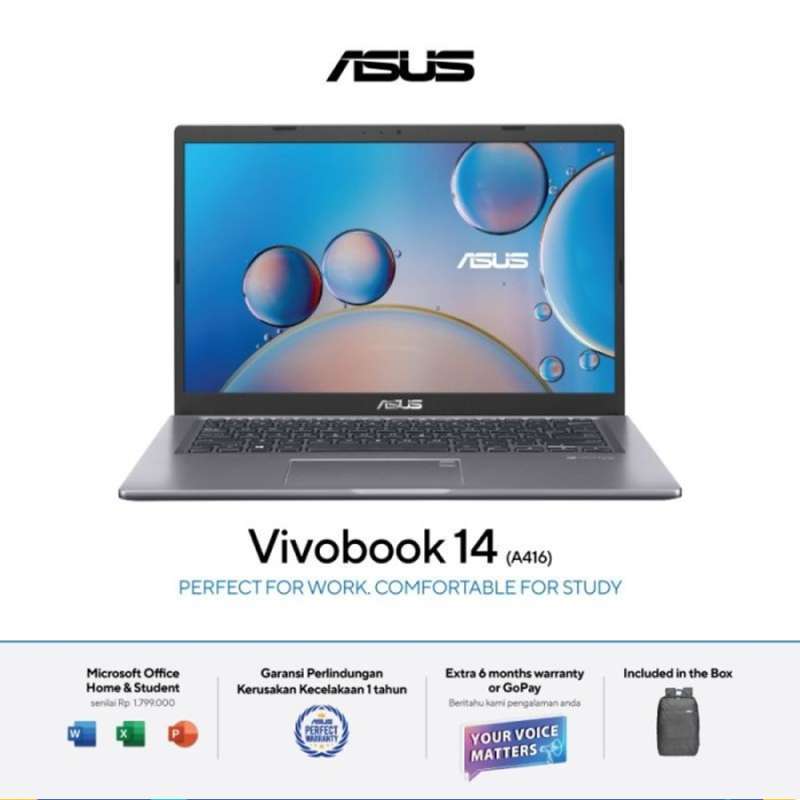 Jual Asus Laptop Vivobook A416mao-fhd427 Celeron N4020 8gb 256gb 14 W11 ...