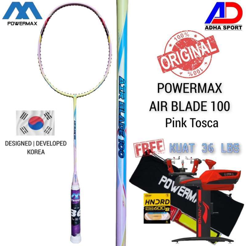 Promo Raket Badminton Powermax Air Blade 100 Original Raket Bulutangkis ...