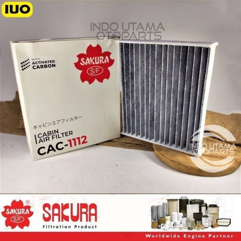 Jual Cabin Filter Ac Carbon Hilux Vigo New Yaris Altis Sakura Cac-1112 ...