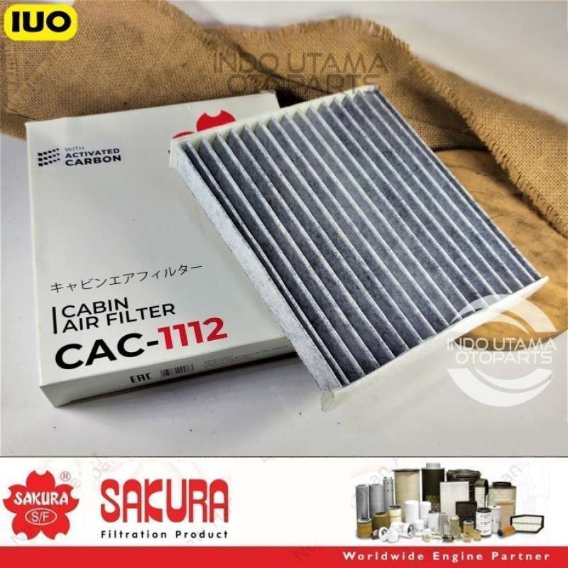 Jual Cabin Filter Ac Carbon Hilux Vigo New Yaris Altis Sakura Cac-1112 ...