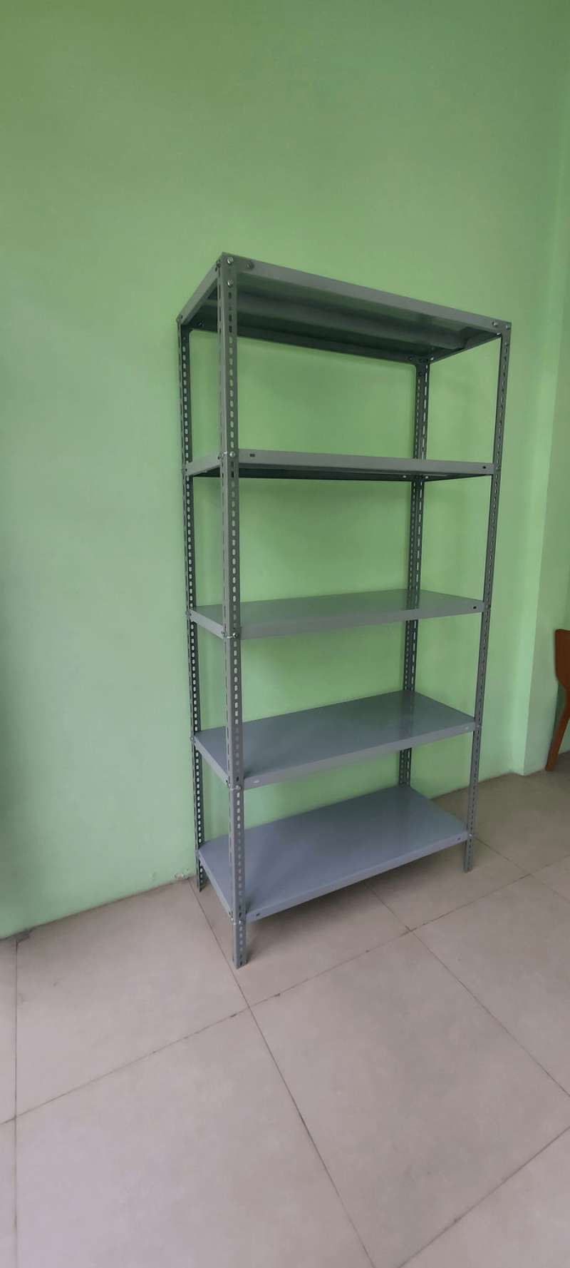 Promo Rak Besi Siku 5 Ambalan Susun Plat Minimalis Serbaguna 100 X 50 X ...