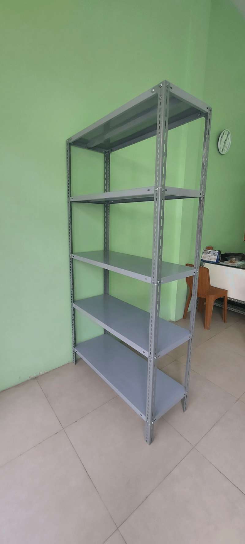 Promo Rak Besi Siku 5 Ambalan Susun Plat Minimalis Serbaguna 100 X 50 X ...