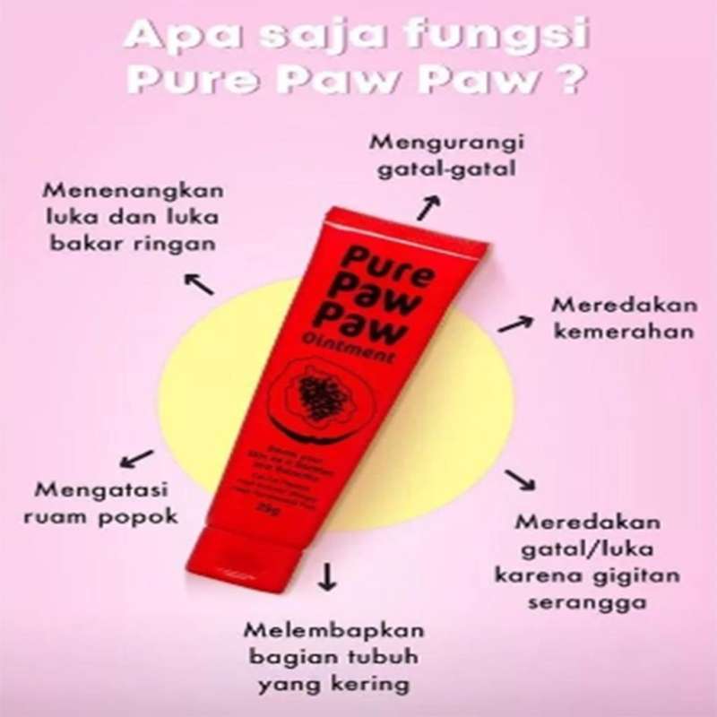 Jual Pure Paw Paw Ointment Original 25 Gr - Moisturizer Kulit Kering Di ...