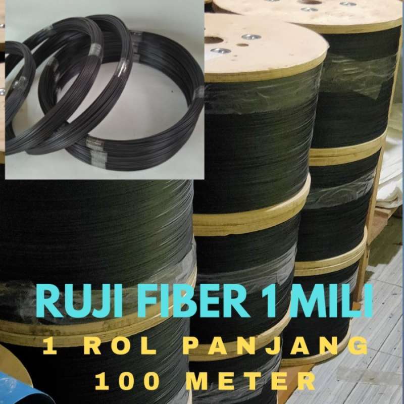 Promo 1 Rol Ruji Jeruji Fiber 1 Mili Hitam Asli Non Kulit Utk Kandang ...