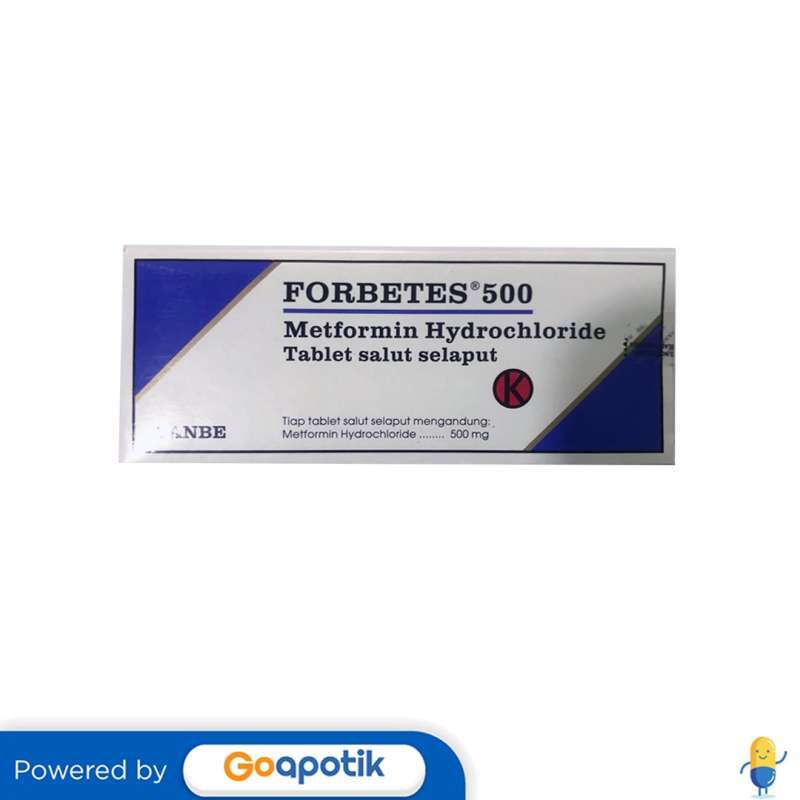 Jual Forbetes 500 Mg Box 100 Tablet Di Seller Apotek Haufanza Farma ...