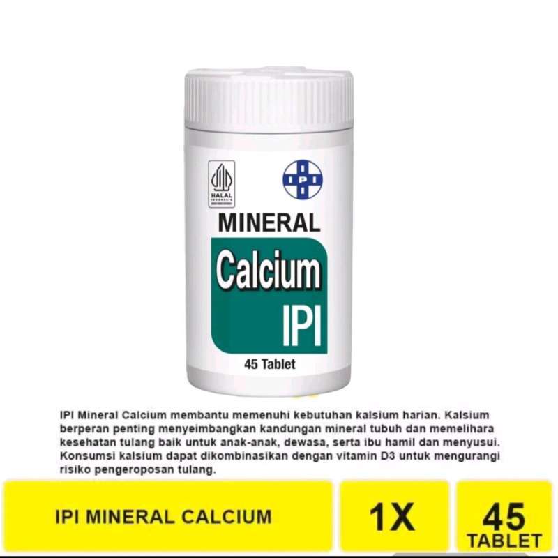 Jual Ipi Mineral Calcium Kalsium Vitamin Tulang Di Seller Java Land ...