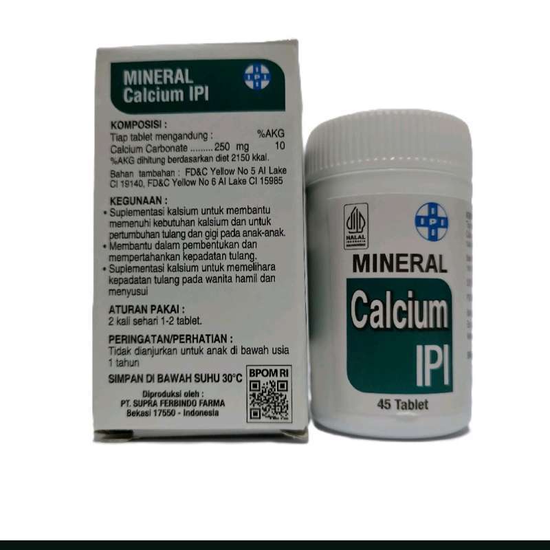 Jual Ipi Mineral Calcium Kalsium Vitamin Tulang Di Seller Java Land ...