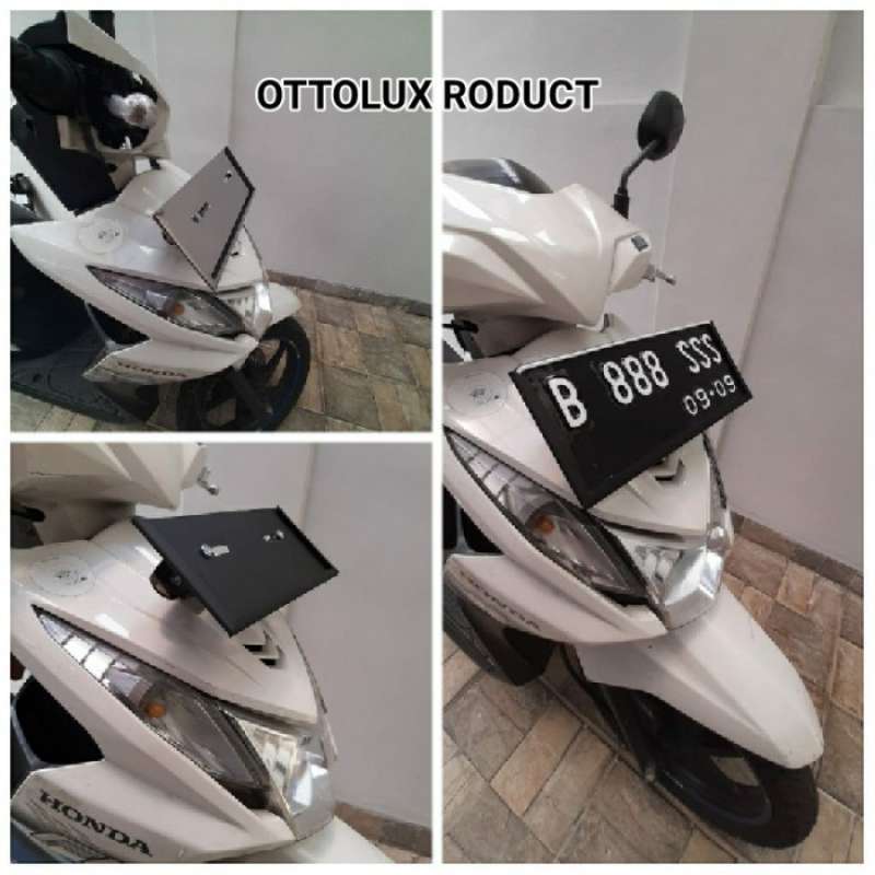 Promo Dudukan Plat Nomor Utk Motor. Model Sisip. Rapi. Kuat Diskon 27% ...
