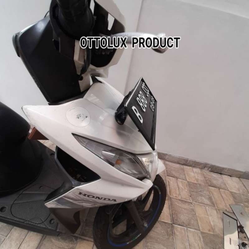Promo Dudukan Plat Nomor Utk Motor. Model Sisip. Rapi. Kuat Diskon 27% ...