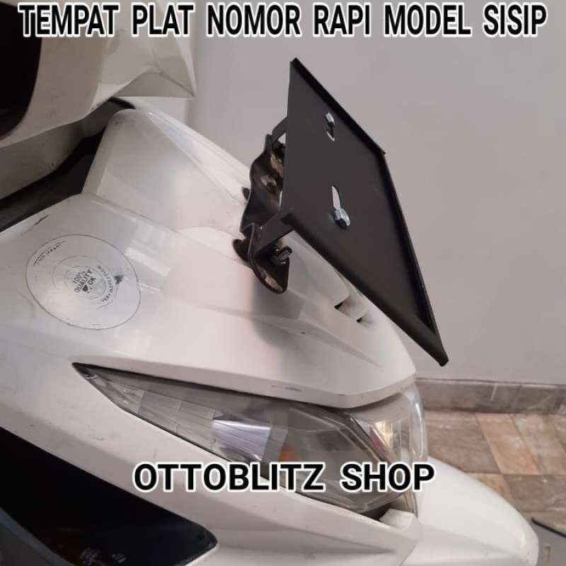 Promo Dudukan Plat Nomor Utk Motor. Model Sisip. Rapi. Kuat Diskon 27% ...