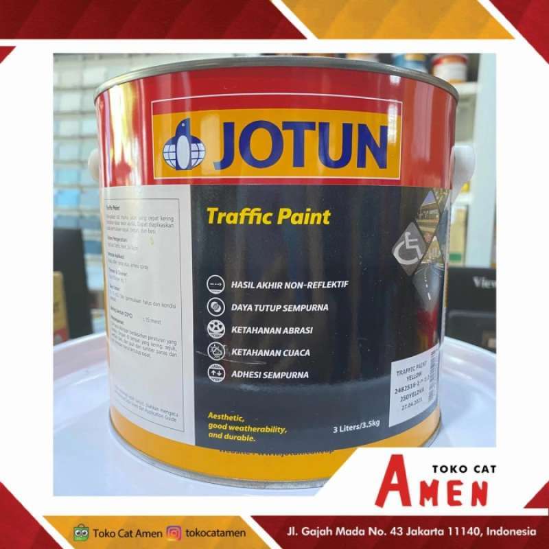 Promo Jotun Traffic Paint 3lt / Cat Marka Jalan - Putih Diskon 50% Di ...