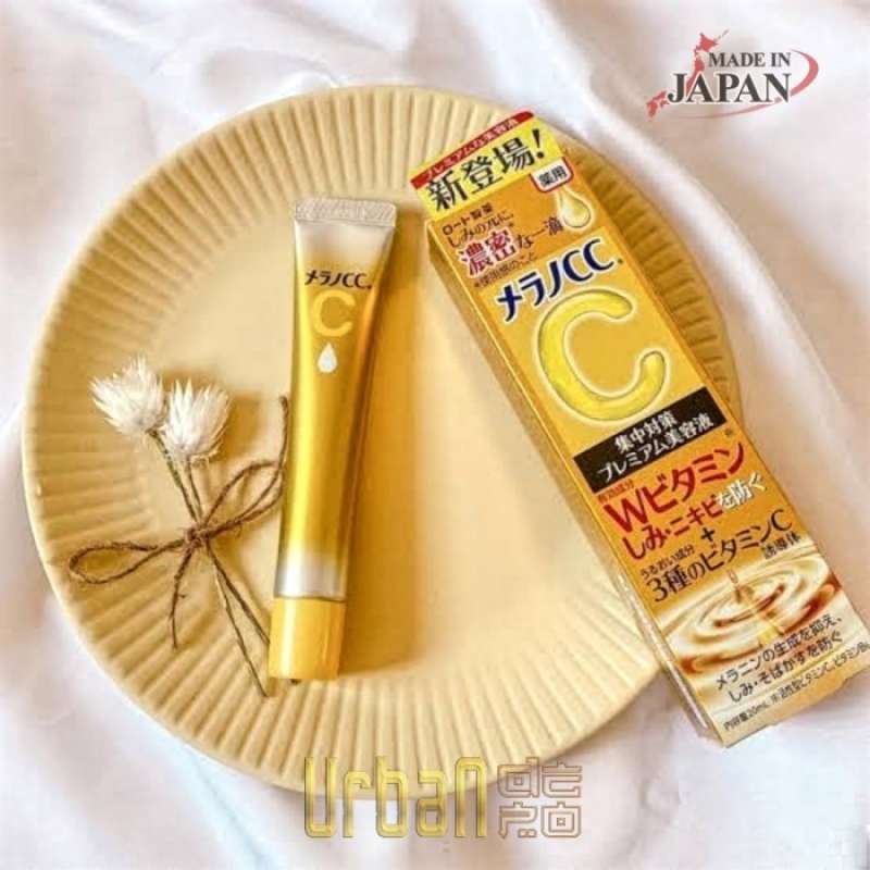 Promo Rohto Melano Cc Vitamin C Brightening Premium Essence 20ml Diskon ...