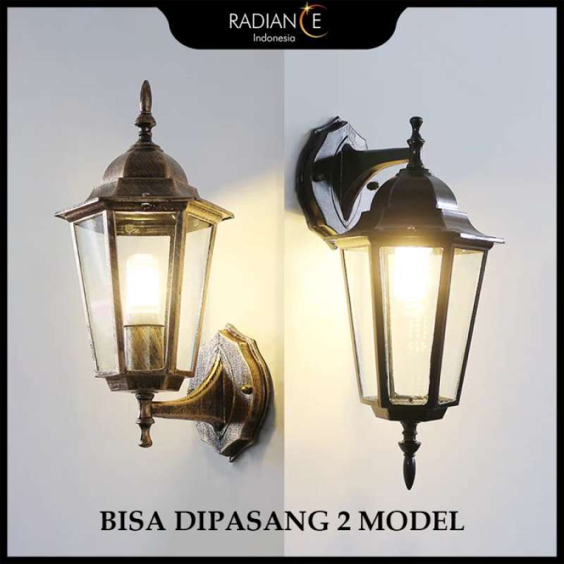 Promo Lampu Dinding Hias Tempel Klasik Taman Outdoor Fiting E27 Waterproof Diskon 33 Di Seller