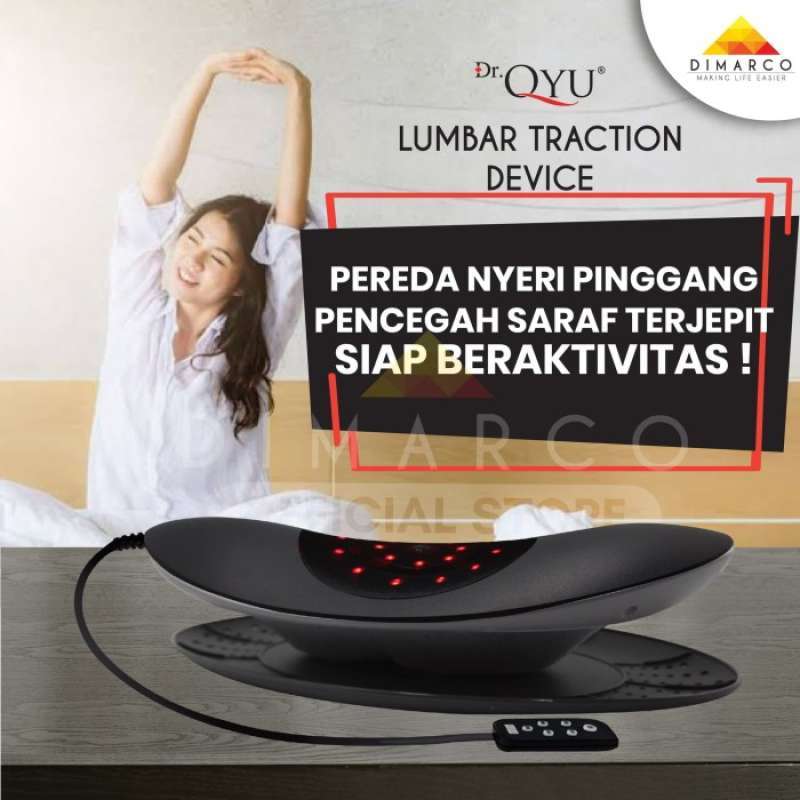 Promo Dr.qyu Lumbar Traction Alat Fisioterapi 4in1 Saraf Kejepit ...