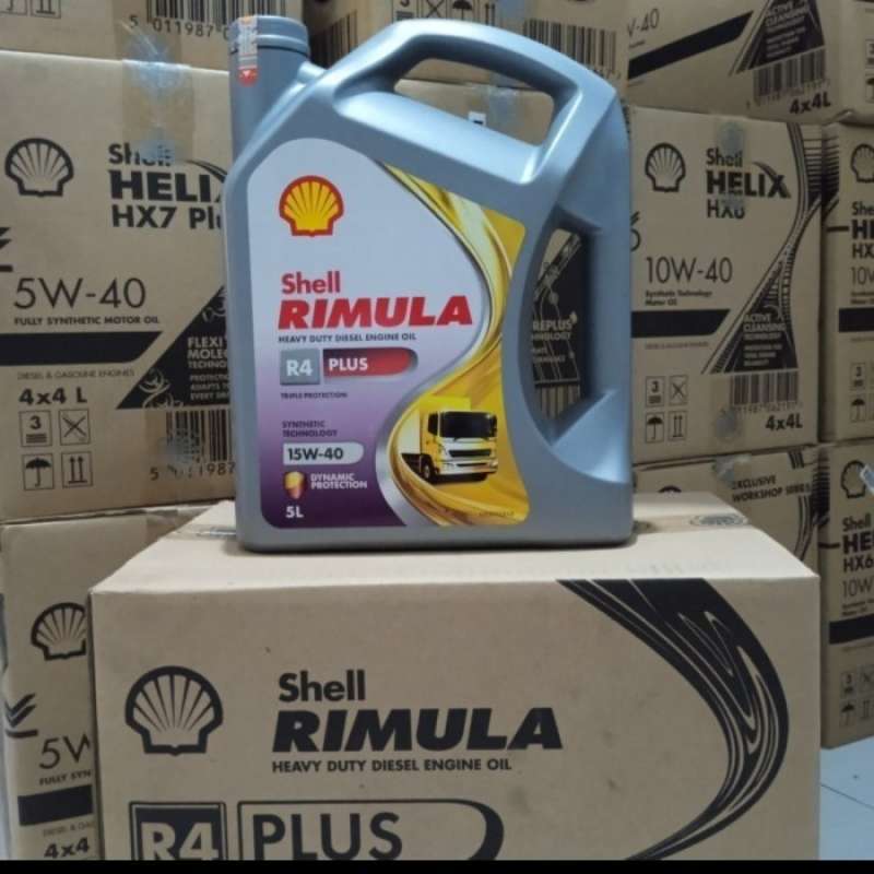 Promo Shell Rimula R4x 15w-40 Oli Mobil Mesin Diesel Galon 5 Liter ...