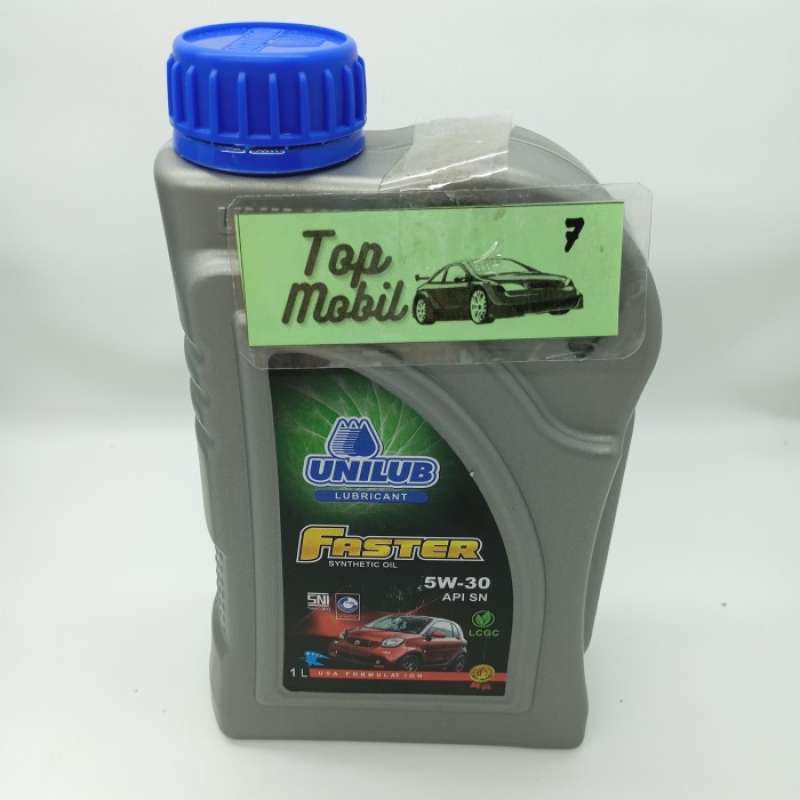 Promo Oli Mesin Unilub Faster Synthetic Oil Sae 5w-30 Api Sn Diskon 31% Di Seller Toplets Shop ...