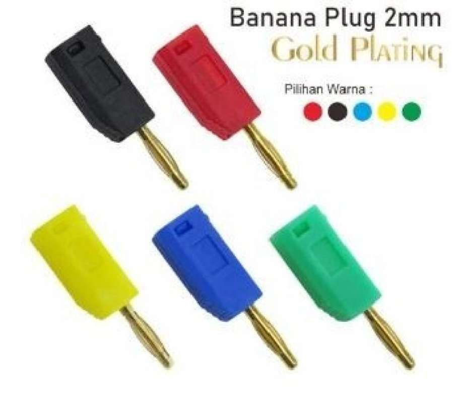 Jual Jack Banana Plug 2mm Socket Banana 2mm Jek Banana - Jantan Kuning ...