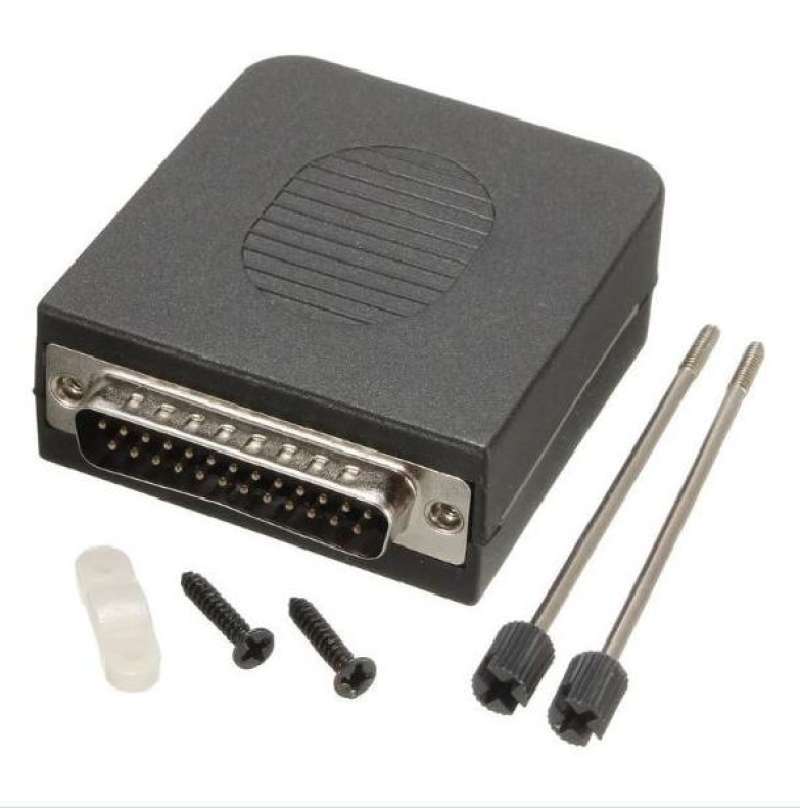 Jual Db25 Terminal Connector With Cover Male Terminal 25 Pin - Male Di ...