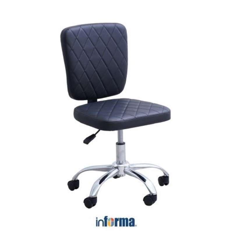 Promo Informa Ziamon Kursi Kantor Sandaran Rendah - Hitam Diskon 23% Di ...