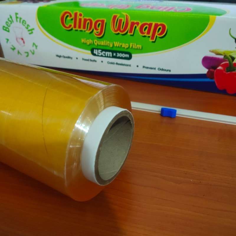 Promo Cling Wrap 45cm X 300meter Best Fresh - 45cm X 300m Packing Kotak ...