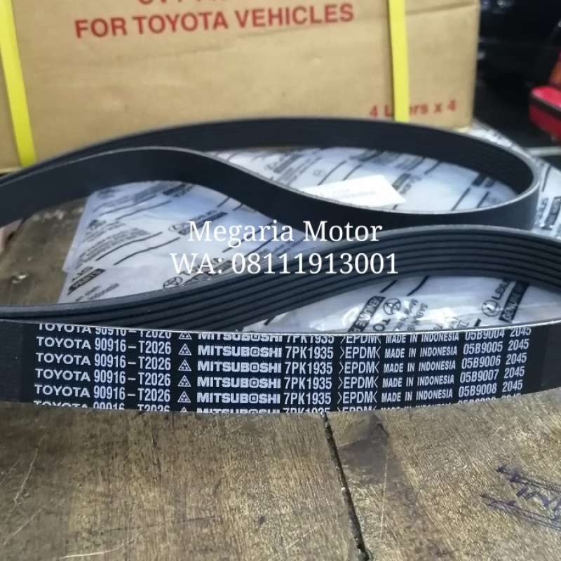 Promo Fanbelt Fan V Belt Tali Kipas Harrier Alphard 2.4 2400cc Diskon 17% Di Seller Toplets Shop ...