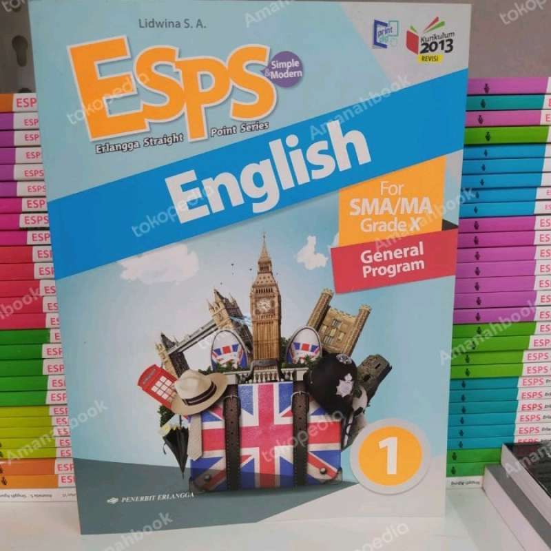 Promo Buku Esps Bahasa Inggris Wajib Sma Kelas 10 K13 Erlangga Diskon 28% Di Seller Huka Shop ...