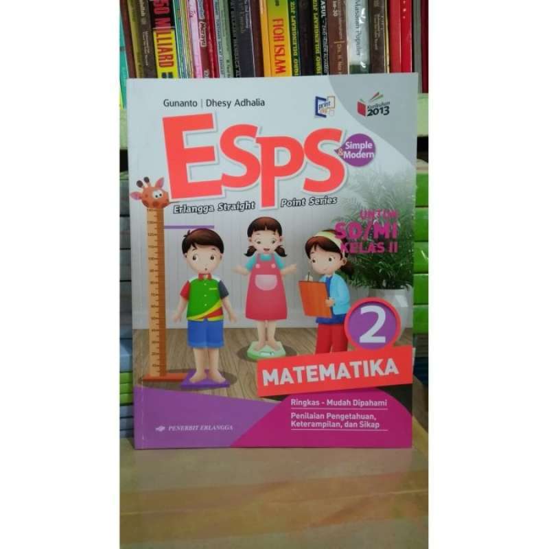 Promo Esps Matematika 2 Sd/mi Kelas Ii ( K13n ) Erlangga Gunanto Diskon ...