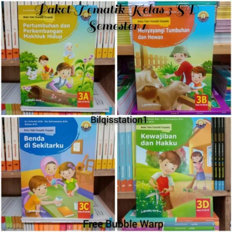 Promo Paket Tematik Terpadu 3a 3b 3c 3d Kelas 3 Sd K13 Revisi Yudhistira Diskon 24% Di Seller ...