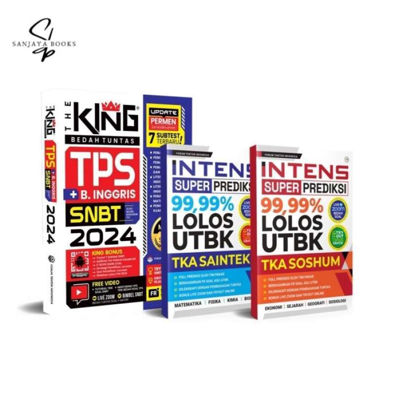 Promo Buku The King Tps Utbk 2023 Bonus Multicolor Tps Saja Diskon 29