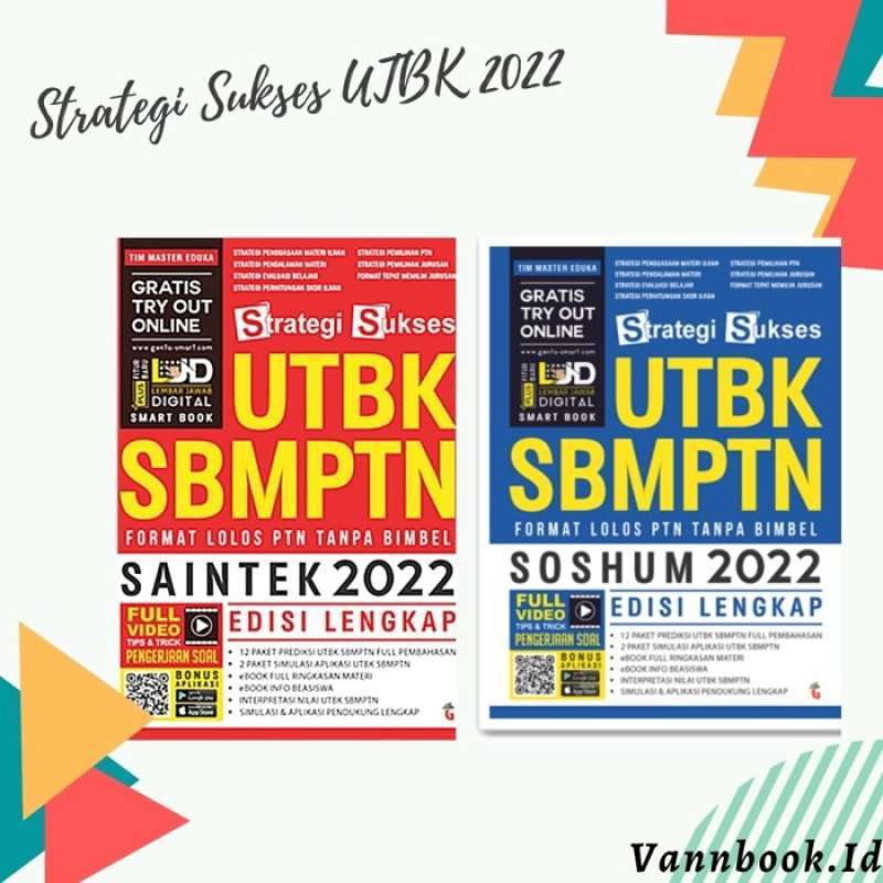 Promo Buku Latihan Soal Strategi Sukses Utbk Sbmptn Saintek Dan Soshum 2022 Diskon 32% Di Seller ...