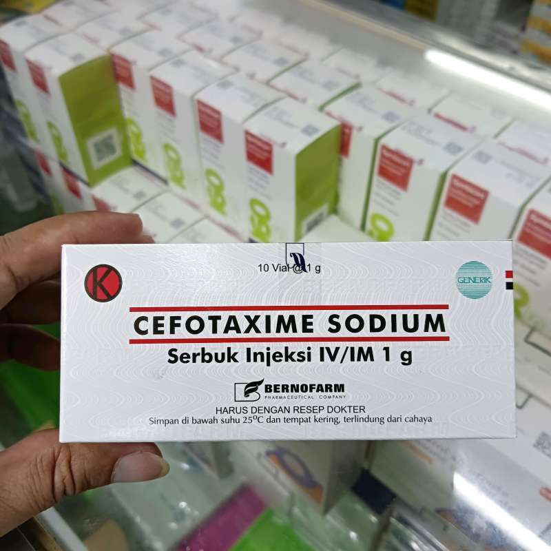 Jual Original Cefotaxime Injeksi/ 1 Box Isi 10 Vial Exp 2025 Di Seller ...