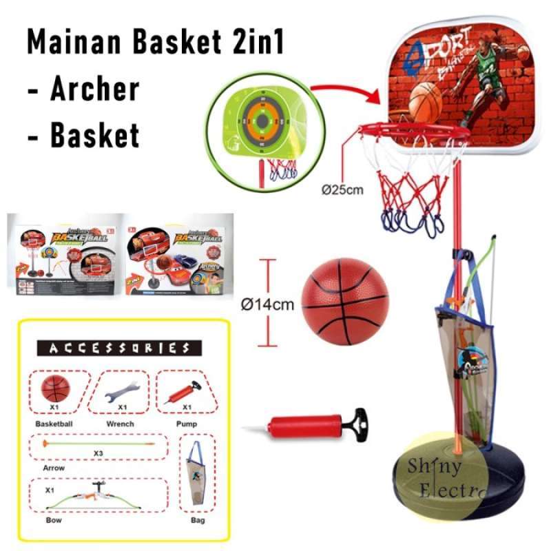 Promo Promo - Mainan Ring Basket 2in1 Archery Basketball Panah Olahraga ...