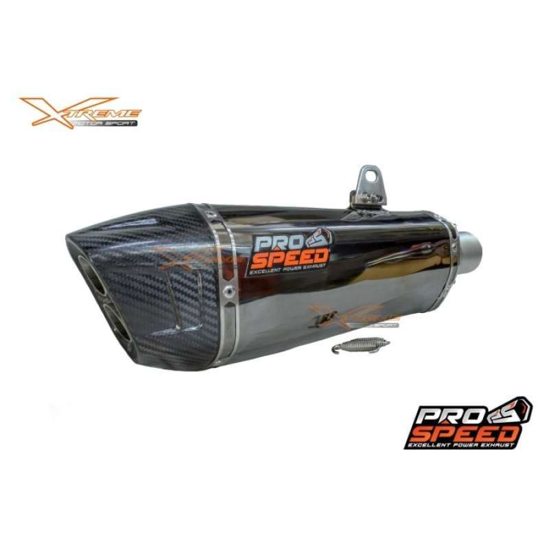 Promo Knalpot Prospeed Versys250 Black Fullsystem Diskon 2% Di Seller ...