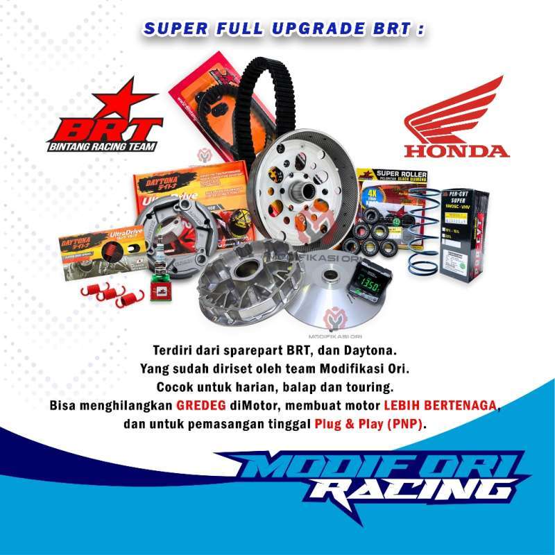 Jual Paket Cvt Full Brt Daytona Vario 150-125 Paket Komplit Super Full ...