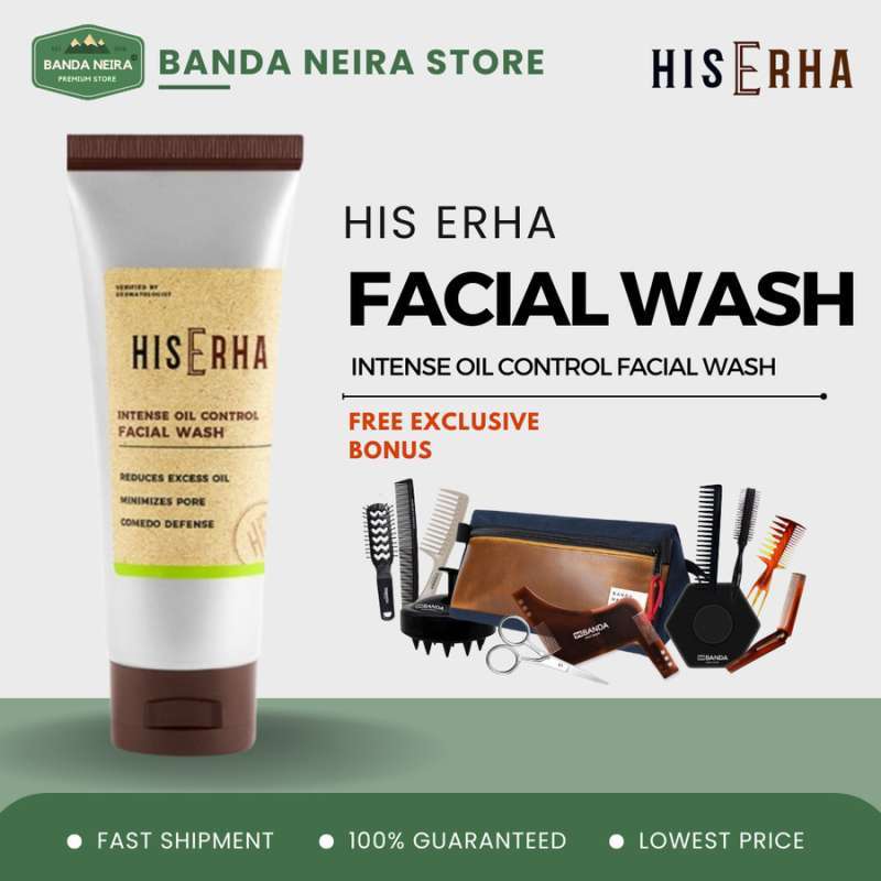 Jual Hiserha / His Erha Oil Control Facial Wash / Sabun Wajah Berminyak ...