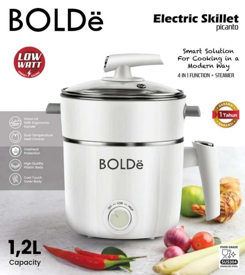 Jual Bolde Electric Skillet Picanto / Panci Kukusan Steamer Listrik 1 ...
