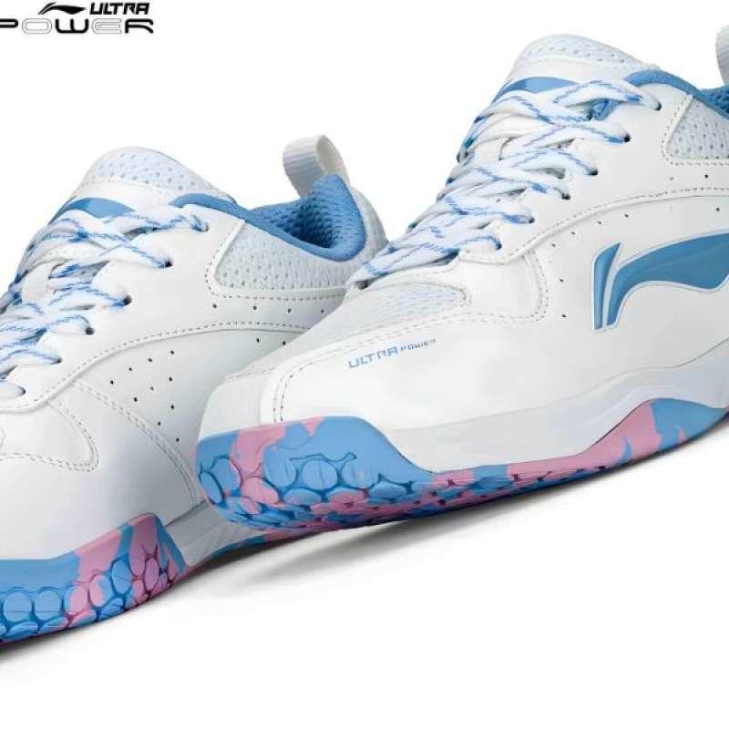 Promo New Sepatu Badminton Lining Ultra Power Aytt045 White / Light ...