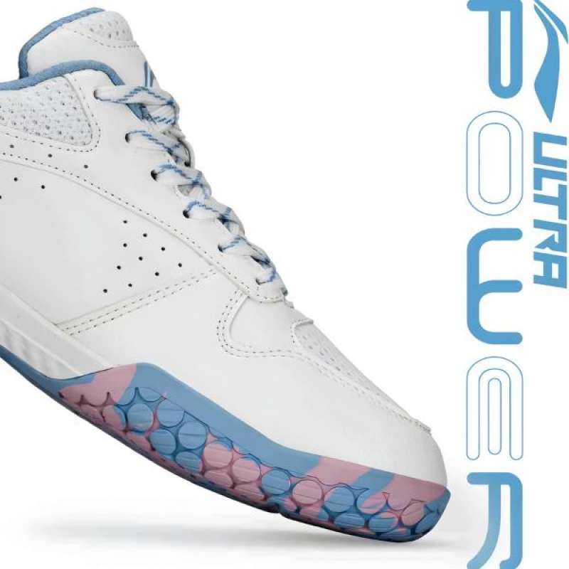 Promo New Sepatu Badminton Lining Ultra Power Aytt045 White / Light ...