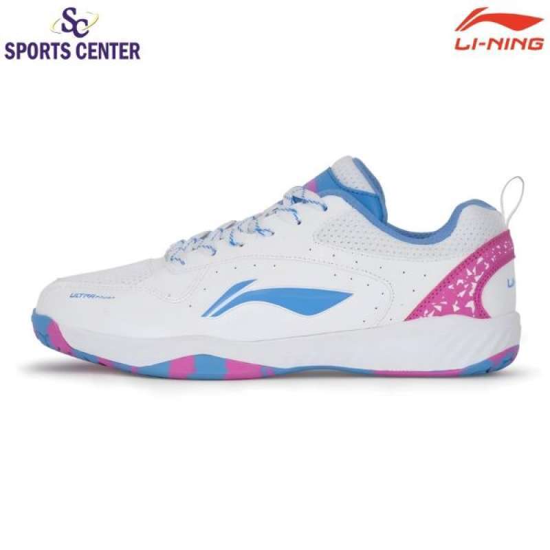 Promo New Sepatu Badminton Lining Ultra Power Aytt045 White / Light ...