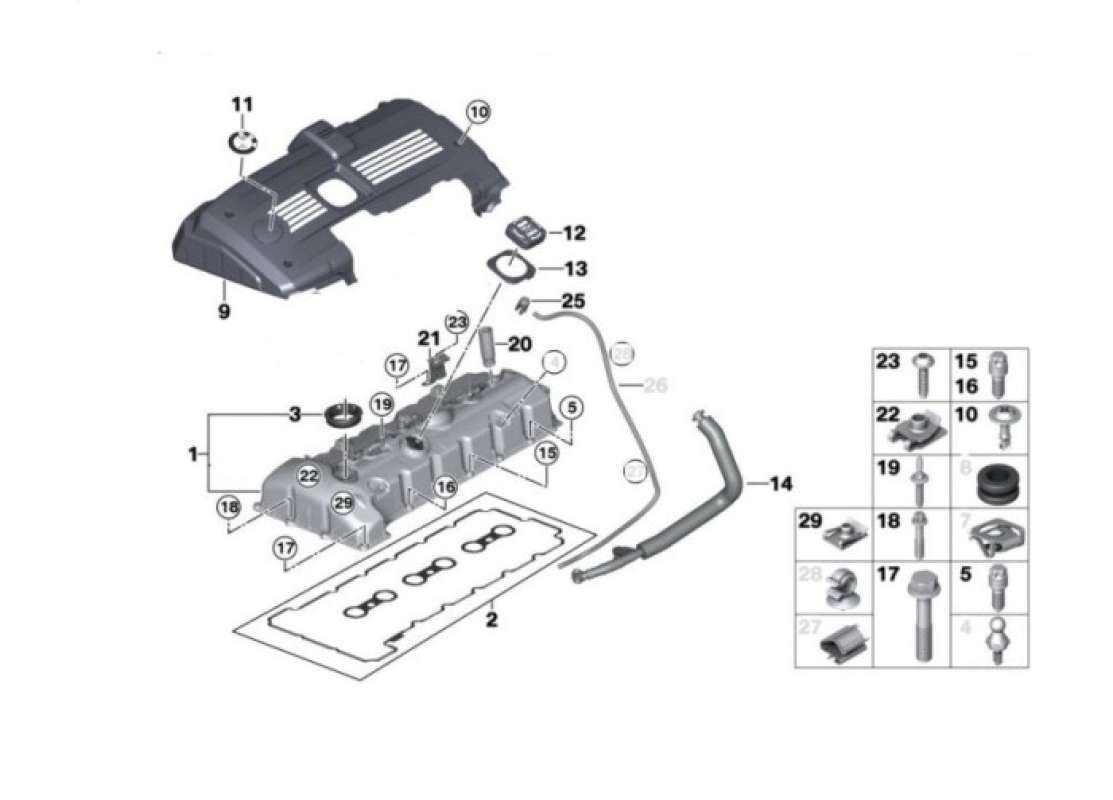 Jual Seal Eccentric Sensor Bmw Mesin N52n E90 E60 X5 11127559699 Di ...