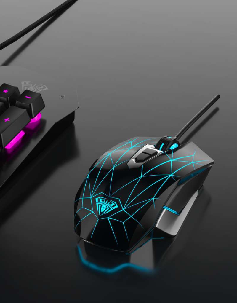 Promo 100% Produk Ori Mouse Gaming Aula S50 – 2400dpi - Rgb Breathing - Macro - 7 Buttons Diskon ...