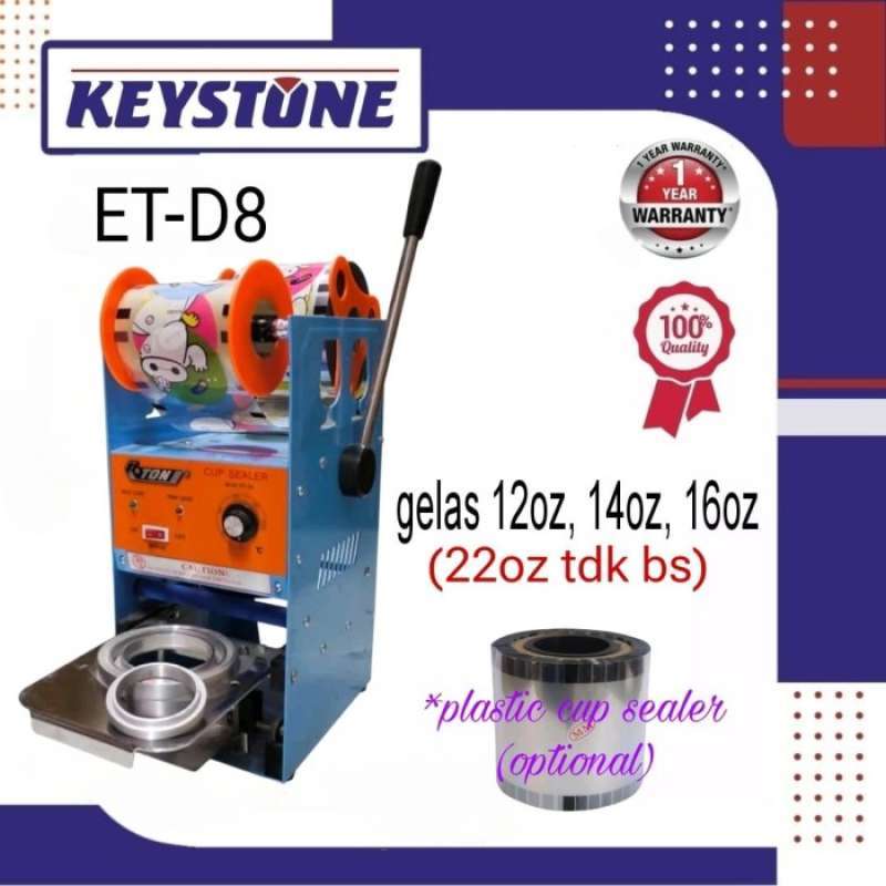 Promo Mesin Cup Sealer Manual Eton Et D8 Press Gelas Diskon 23 Di