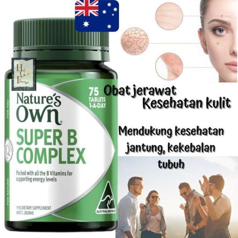 Promo Nature's Own Vitamin B Complex With Biotin B3 B6 & B12 Diskon 33% ...