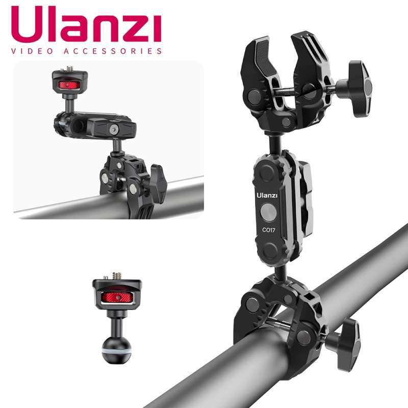 Jual Ulanzi C017 Magic Arm With Dual 360 Ball Head Clamp For Bracket ...