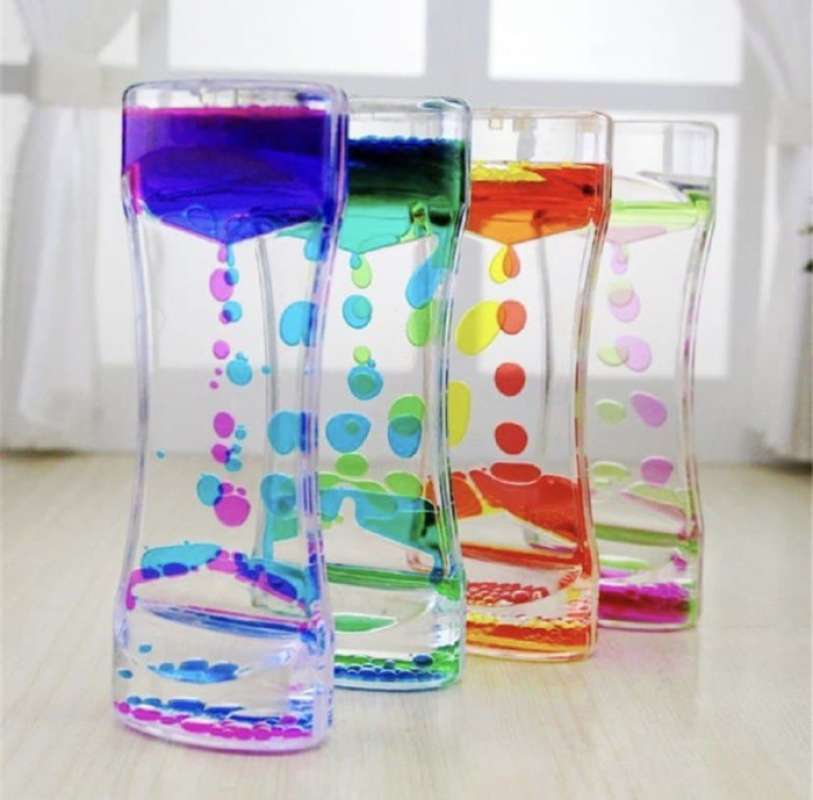 Promo Liquid Motion Bubbler Sensory Toy Fidget Pop It Timer Jam Air ...