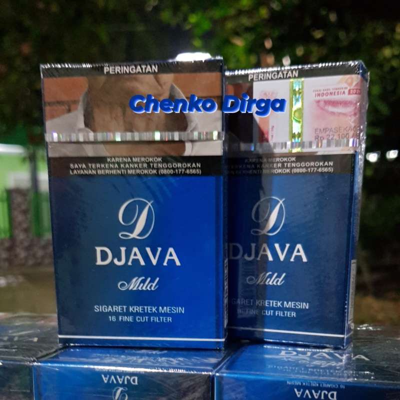 Promo Rokok Djava Mild - 16 Batang Filter Diskon 23% Di Seller Chenko ...